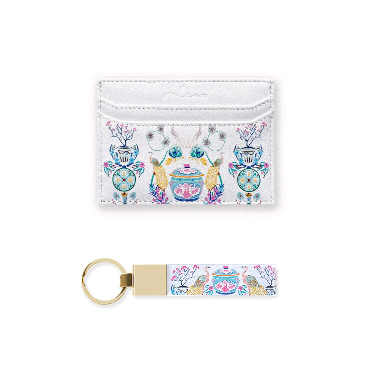 'PERANAKAN STORY’ Leather Card Holder & Keychain Gift Set | Onlewo ...