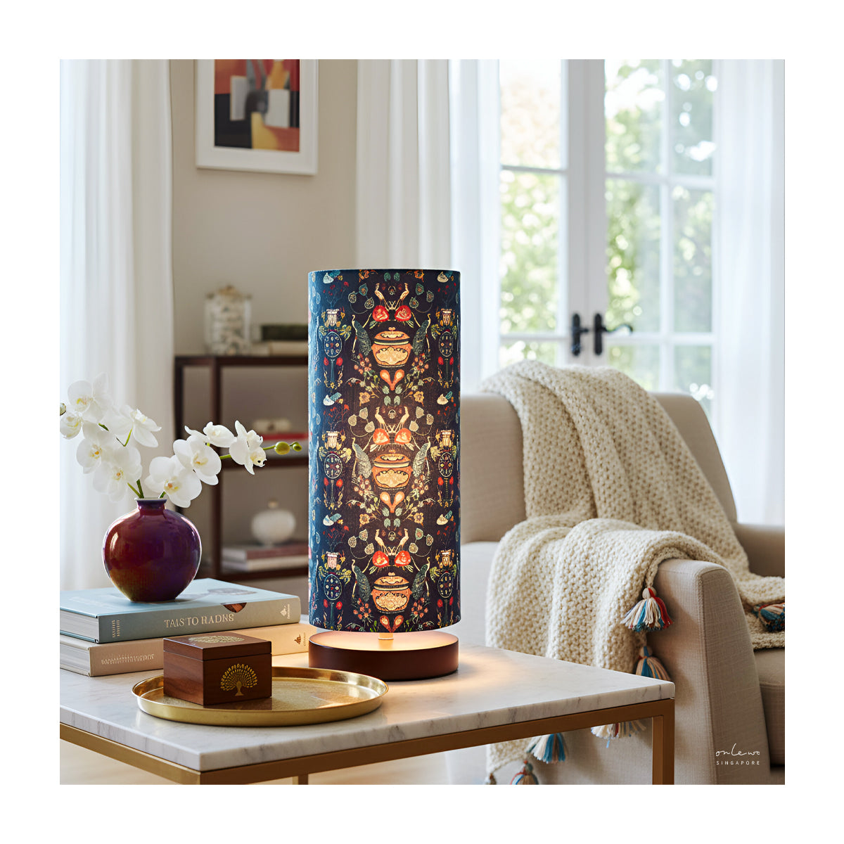 ‘PERANAKAN STORY’ Table Lamp — Onlewo Pte Ltd