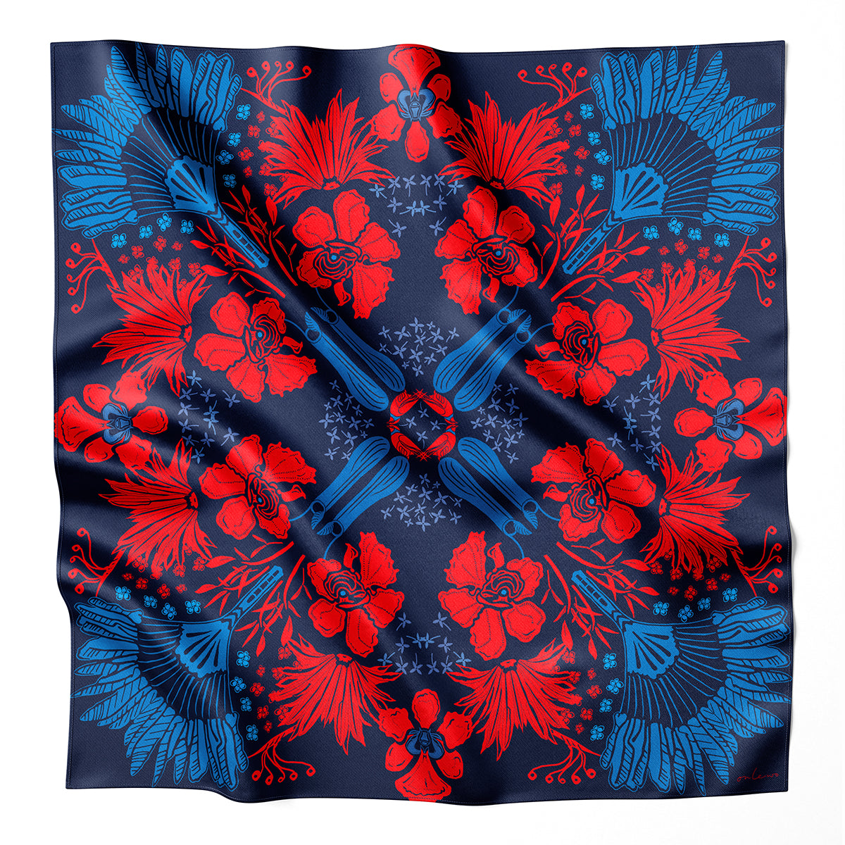 'SINGAPORE ORCHID' Silk Scarf | Singapore Nature Gifts | Onlewo ...
