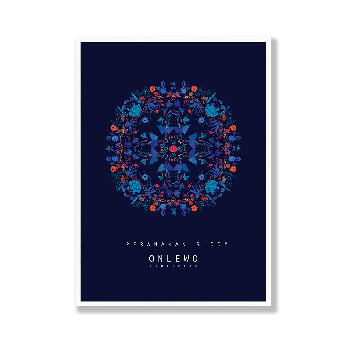 ‘PERANAKAN BLOOM’ Poster | Cultural Gift & Home Decor | Onlewo — Onlewo ...