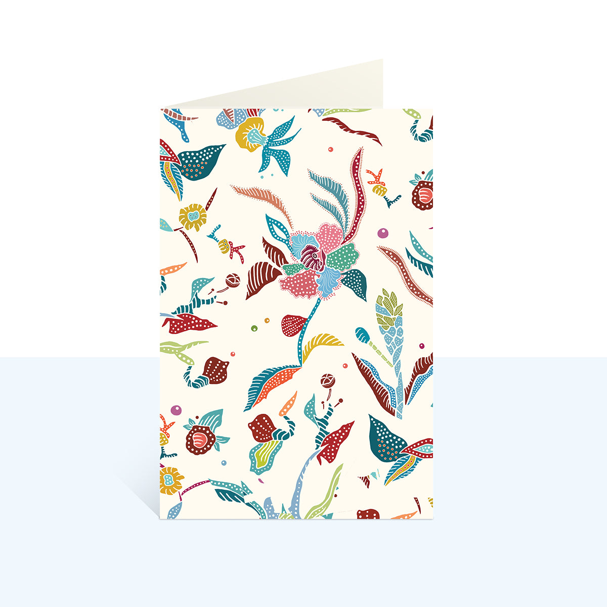 ‘ORCHID BATIK’ Greeting Card — Onlewo Pte Ltd