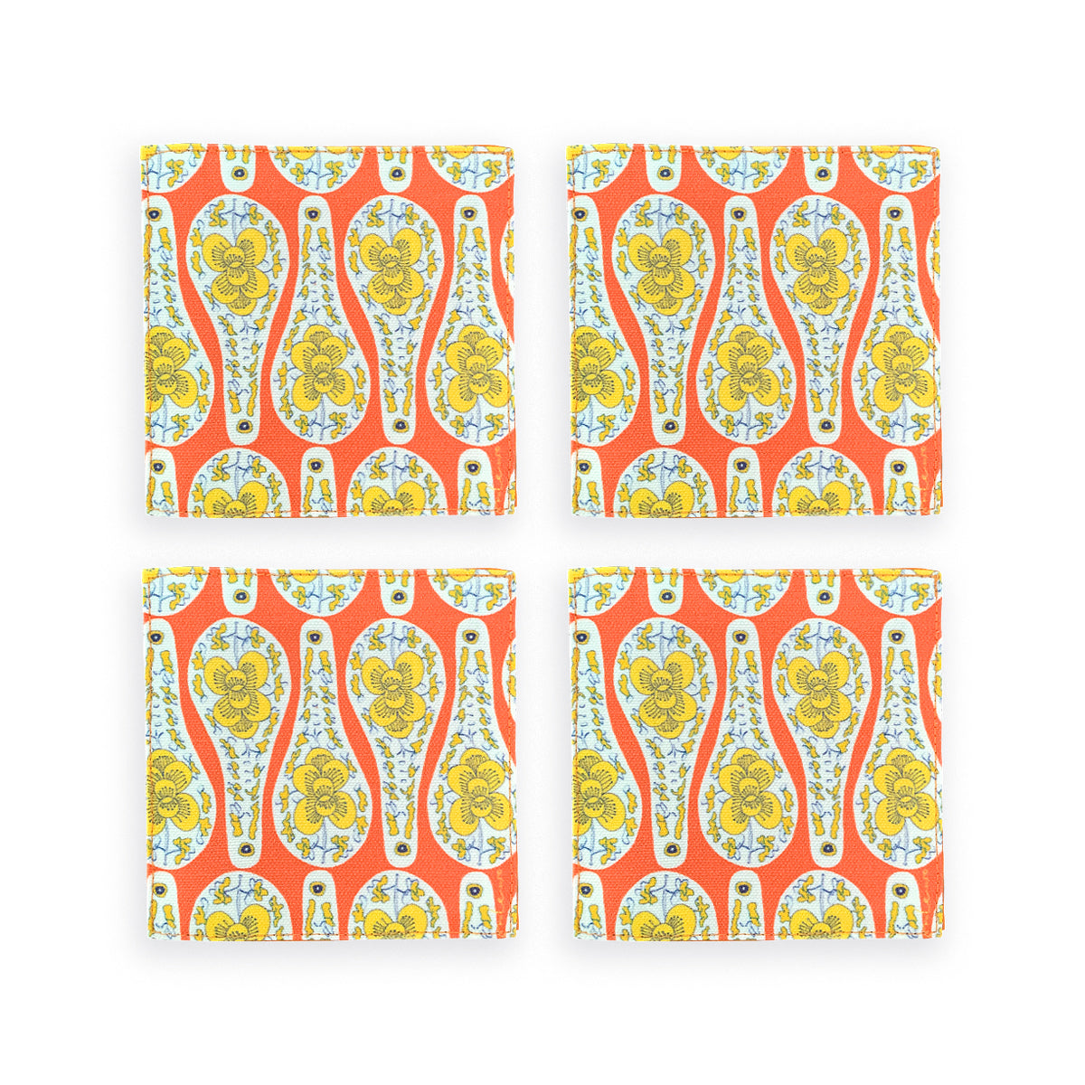 ‘PERANAKAN SPOON’ Fabric Coasters | Peranakan Inspired Gifts | Onlewo ...