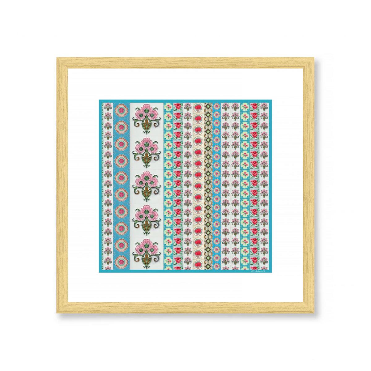 'PERANAKAN FLORAL TILE' Framed Print | Peranakan-Inspired Gift | Onlewo ...